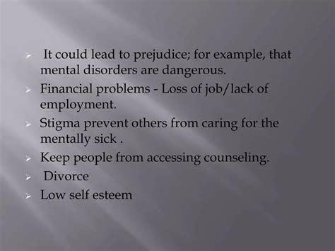 Stigma And Mental Illness Pptx