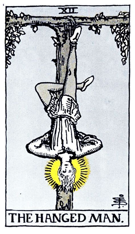 The Hanged Man Tarot Card Meaning Major Arcana Hanged Man Tarot