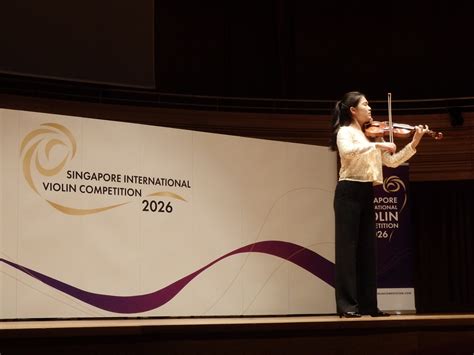 Pianomania Singapore International Violin Competition 2026 Day 2 Of