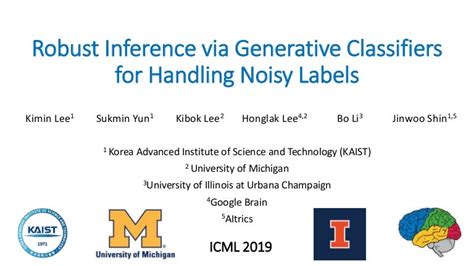 Robust Inference Via Generative Classifiers For Handling Noisy Labels