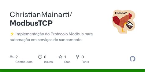 GitHub ChristianMainarti ModbusTCP Implementação do Protocolo Modbus para automação em