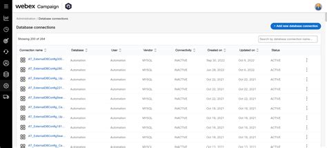 database connections