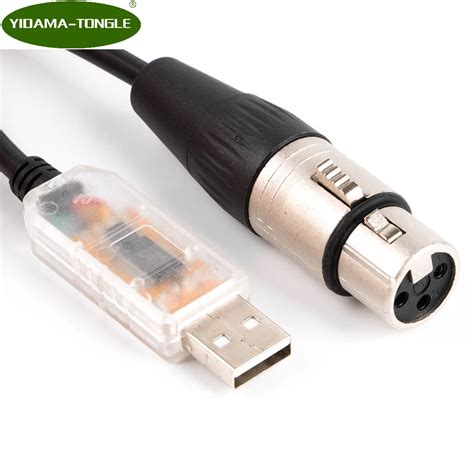 Usb Rs485 To Dmxcontrol Cable Usb To Dmx Interface Cable Xlr Dmx512