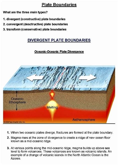 50 Plate Tectonics Worksheet Answer Key Chessmuseum Template Library