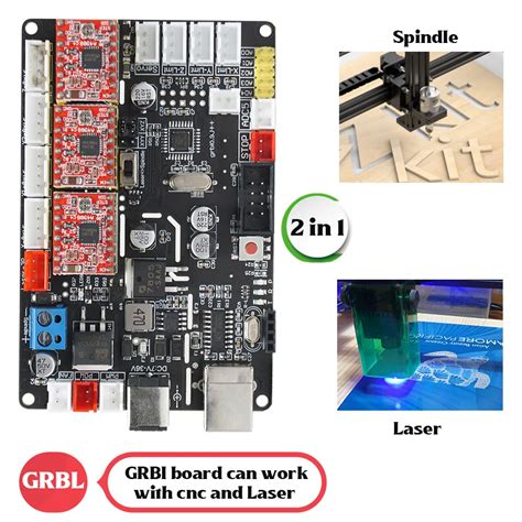 Grbl Control Board 3 Axis Cnc Controller Kit Usb Port Grbl