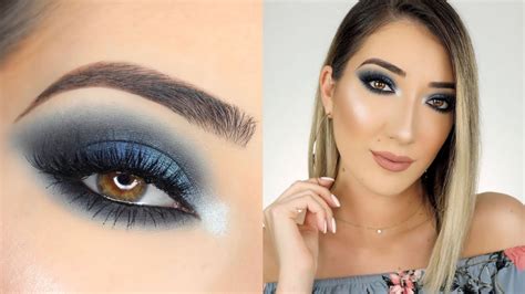 Glamorous Navy Blue Smokey Eye Makeup Tutorial Saubhaya Makeup
