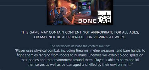 New Description Of Bonelab Before You Open It On The Steam Page R BONELAB