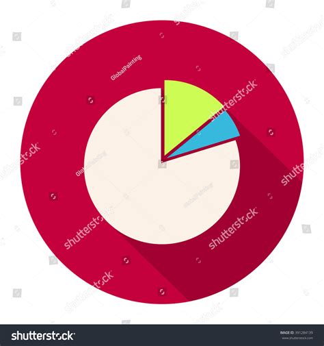 Radial Graph Vector Illustration Stock Vector Royalty Free 391284139