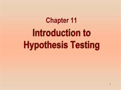 Ppt Introduction To Hypothesis Testing Powerpoint Presentation Free