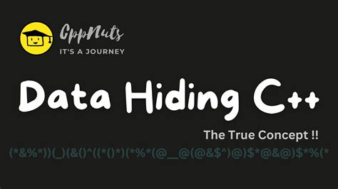 Data Hiding In C Youtube