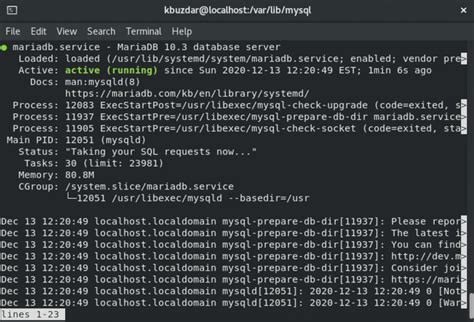 How To Install MariaDB On CentOS 8