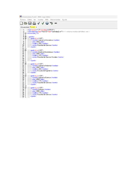 crear schema automaticon en xml copy editor pdf