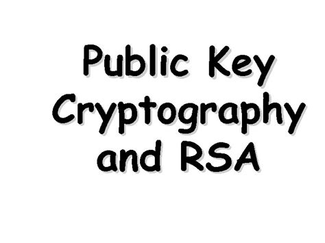 public key cryptography and message authentication henric