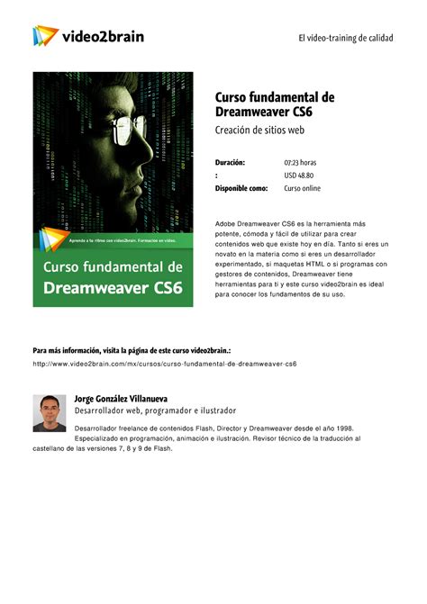 Curso Fundamental De Dreamweaver Cs Curso Fundamental De Dreamweaver Cs Creaci N De Sitios