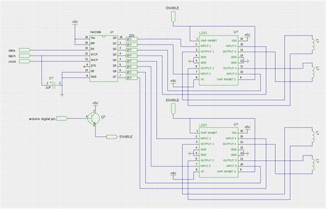 Arduino Controlled Array Of Latching Solenoids Via DPDT Relays Motors Mechanics Power And