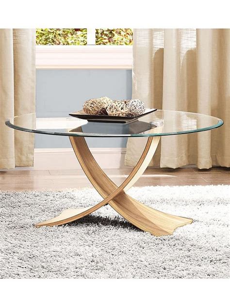 Jual Siena Glass Coffee Table - Real Wood Veneer | Very