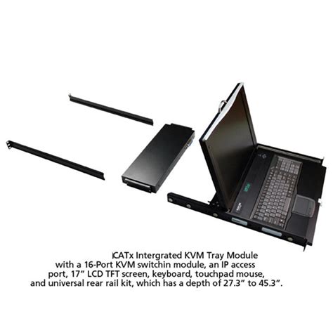 Customization For Lcd Console Drawer With Port Catx Kvm Switch Port Usb Kvm Switch And