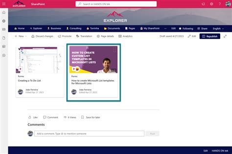 Transform Stream Videos On Sharepoint With Custom Thumbnails Hands On Sharepoint