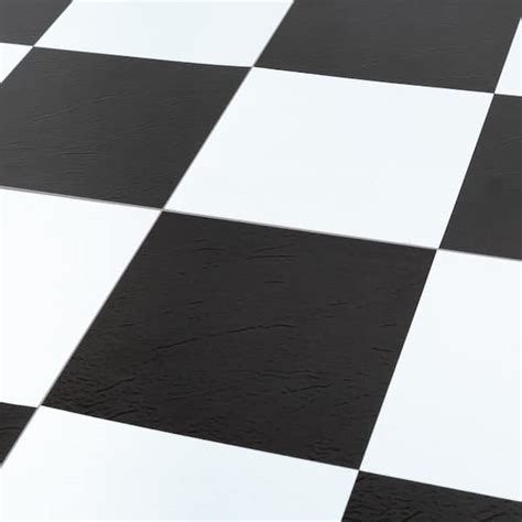 Black And White Checkerboard Vinyl Flooring Flooring Site