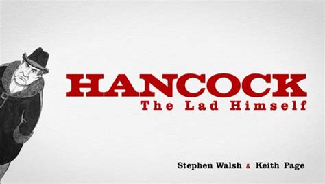 Turning Tony Hancocks Life Into A Graphic Novel A Talk With The Creators Of Hancock The Lad