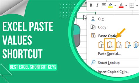 Excel Paste Values Shortcut Best Excel Shortcut Keys Earn And Excel