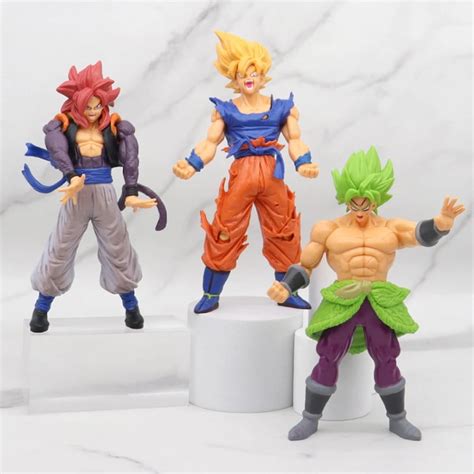 Dragon Ball Z Super Saiyan Anime Model Son Goku Scene Pvc Action Figure 18cm Statue Collectible