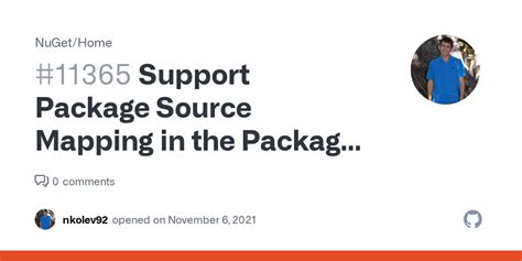 Support Package Source Mapping In The Package Manager Ui · Issue 11365