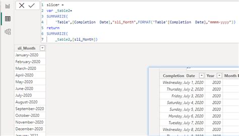 solved need distinct values of month in slicer microsoft fabric community
