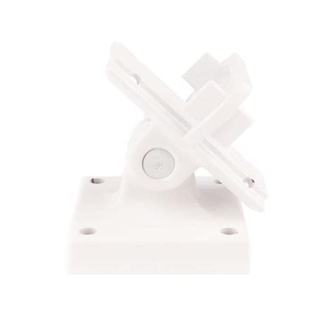 Deckorators Rapid Rail Textured White Aluminum Continuous Stair Bracket Kit 2 Pack 477674