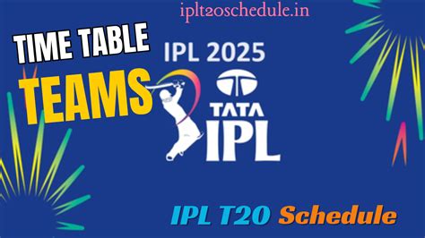 Ipl 2025 Schedule Thrilling Matches Teams Auction Buzz And Full Match List