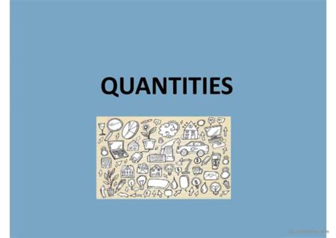 15 Quantity English Esl Powerpoints