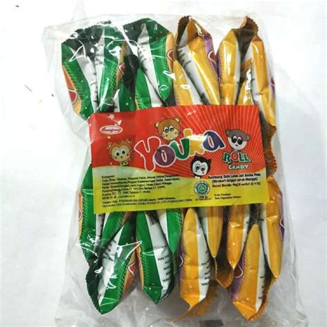 Jual Roll Candy Youka Isi 20sachetpack Youka Roll Di Seller Best