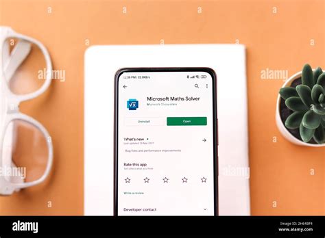 West Bangal India November 11 2021 Microsoft Math Solver Logo On