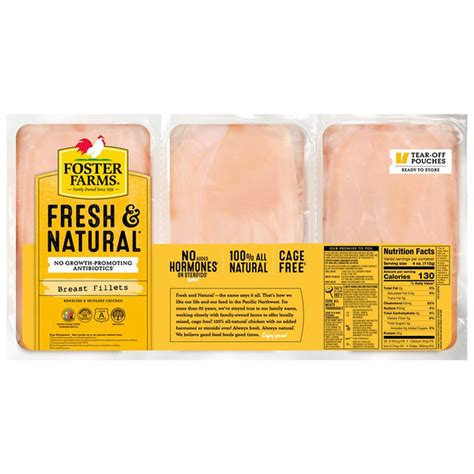 Foster Farms Chicken Breast Fillet Value Pack 1 Each Delivery Or