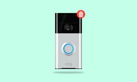 Ring How To Remove A Device