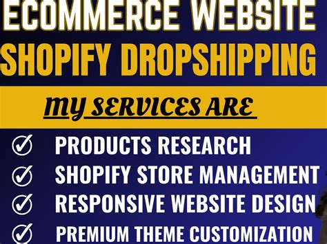 Automated Shopify Store Design Dropshipping Store Ecommerce Amazon Websit Upwork