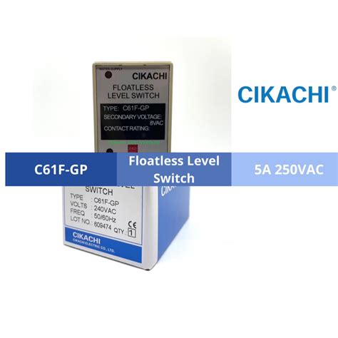 Cikachi Ckc C61f Gp 240vac Floatless Level Switch Floatless Relay