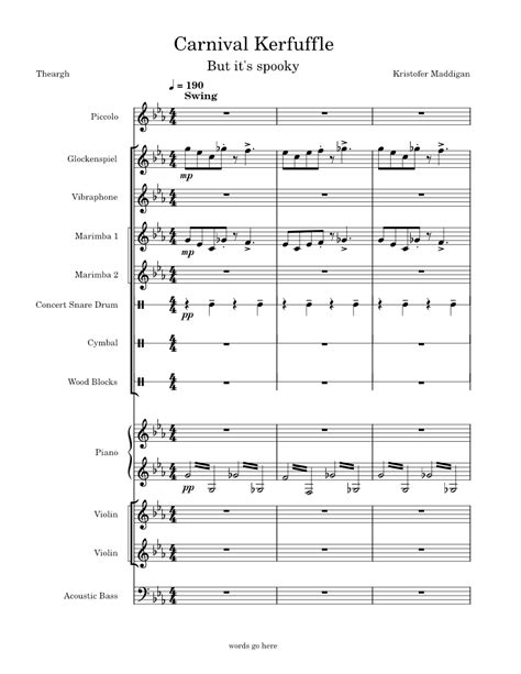 Carnival Kerfuffle Kristofer Maddigan Carnival Kerfuffle But I Made