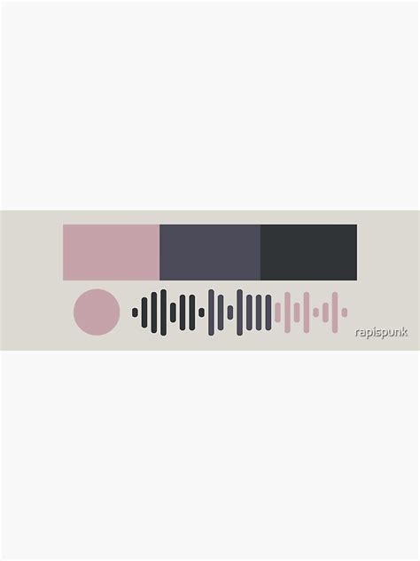 Billie Eilish Guitar Songs Sticker W Spotify Code And Color Palette