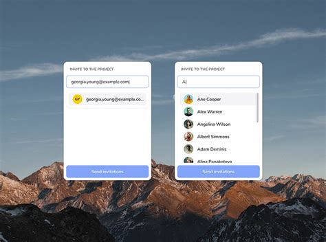 Invite Dialog By Sunfil ☀︎ On Dribbble