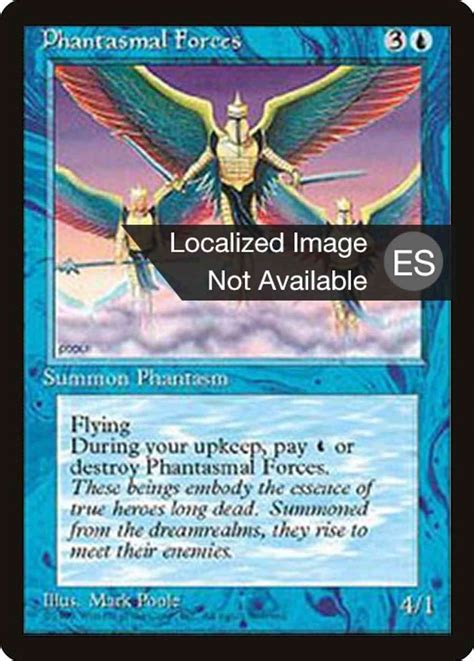 Phantasmal Forces Price From Mtg Fourth Edition Foreign Black Border
