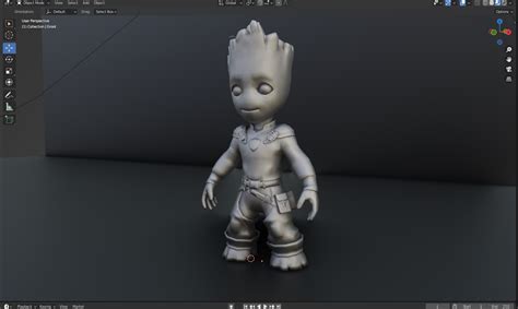3d Datei Groot Guardians Of The Galaxy Mini Figur・modell Zum Herunterladen Und 3d Drucken・cults