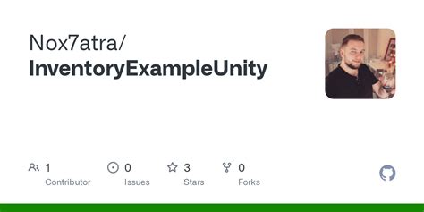 GitHub Nox Atra InventoryExampleUnity
