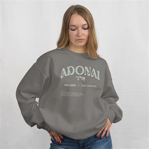 Adonai Crew Neck Jesus Reigns Clothing Shop