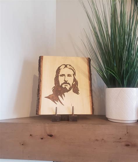Jesus Christ Wood Burning Artwork Jesus Christ Art Jesus Christ Portrait Jesus Christ Lds