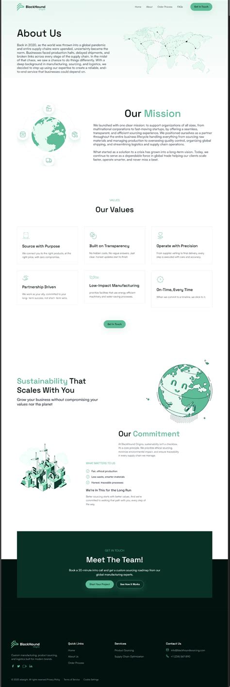 Blackhound About Us Page Design In Webflow Behance