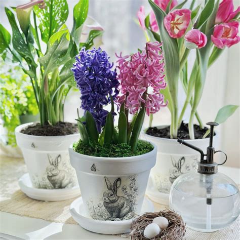 Vintage Inspired Easter Hostess T Diy Bunny Planter Celebrated Nest