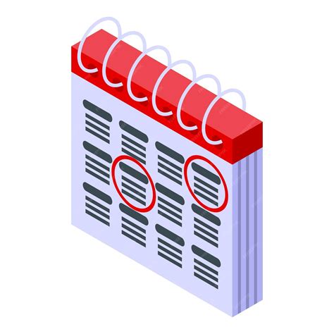 Premium Vector Calendar Assignment Icon Isometric Of Calendar Assignment Vector Icon For Web
