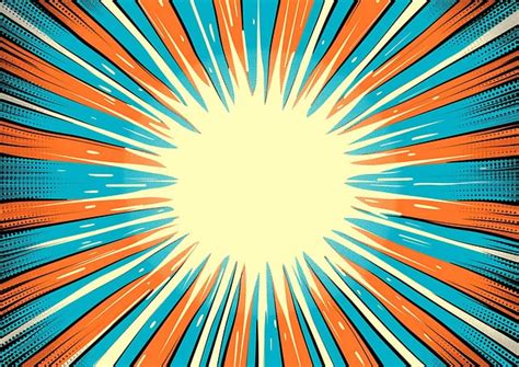 Download Ai Generated Comic Explosion Royalty Free Stock