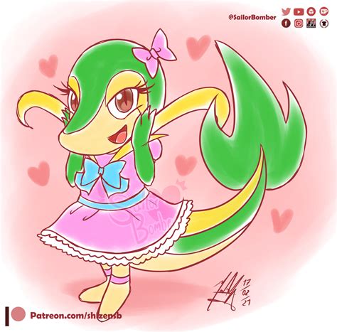 Snivy Cute By Sailorbomber On Deviantart